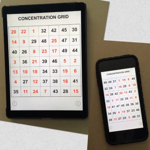 CONCENTRATION GRID - mental focus grids ... www.concentrationgrid.com ...