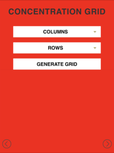 CONCENTRATION GRID - mental focus grids ... www.concentrationgrid.com ...