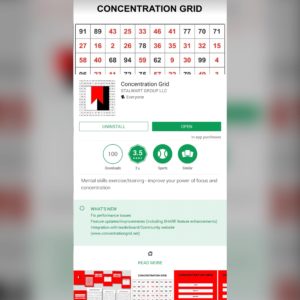 CONCENTRATION GRID - mental focus grids ... www.concentrationgrid.com ...